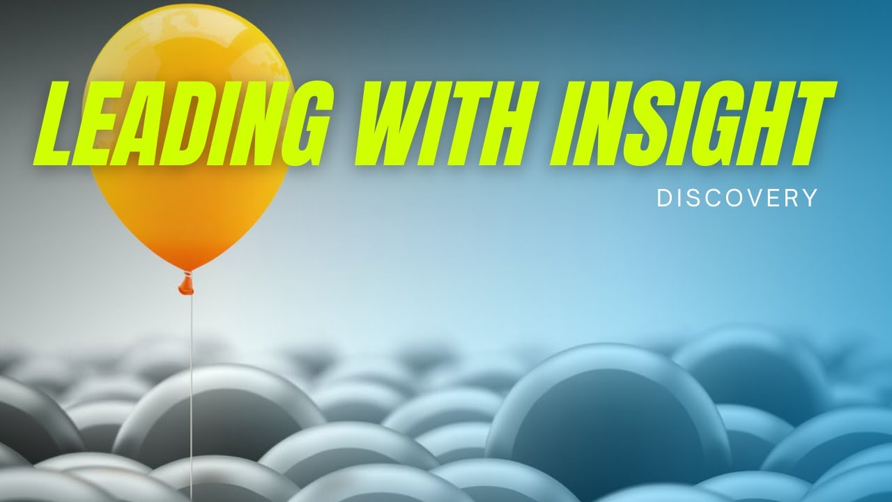 Leading with insight | sales questioning tips and techniques | Aaron Evans Sales Training