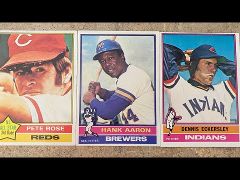 1976 Topps Baseball Vintage Set!!! My Favorite Cards from the set!!!