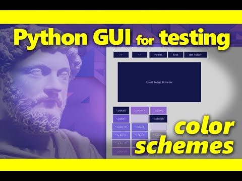 Python Tkinter GUI for Pywal color scheme testing