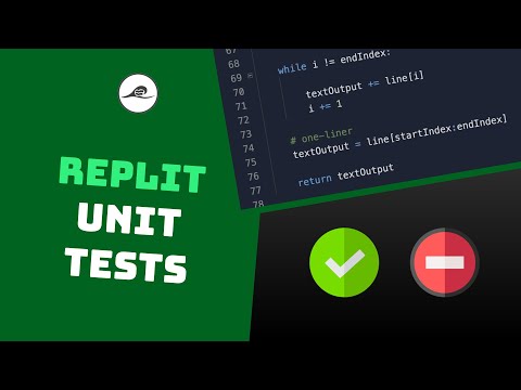 Replit Unit Tests For Beginners