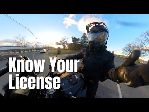 Motorcycle license restrictions : Ontario