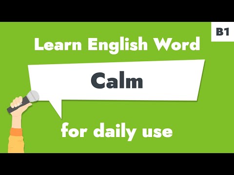 #015 – "Calm" | Learn B1 English Adjective – Describe relaxed situations!