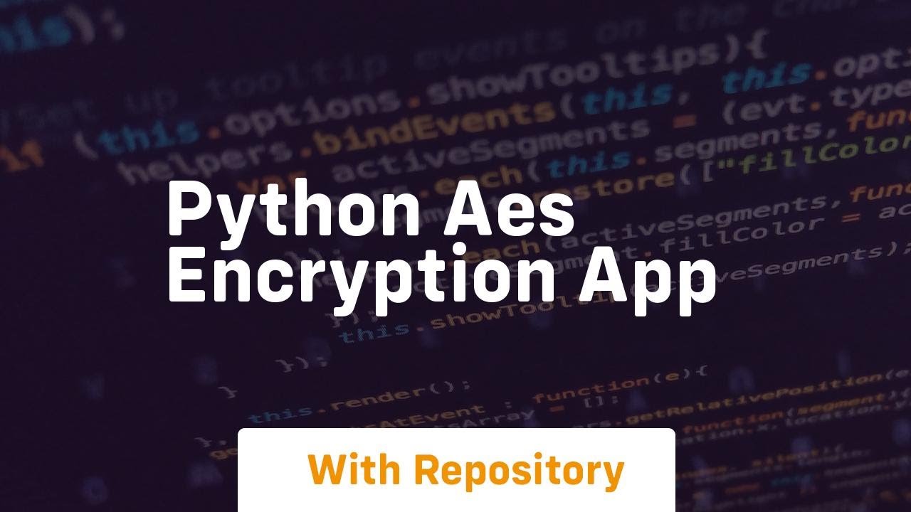 Python aes encryption app