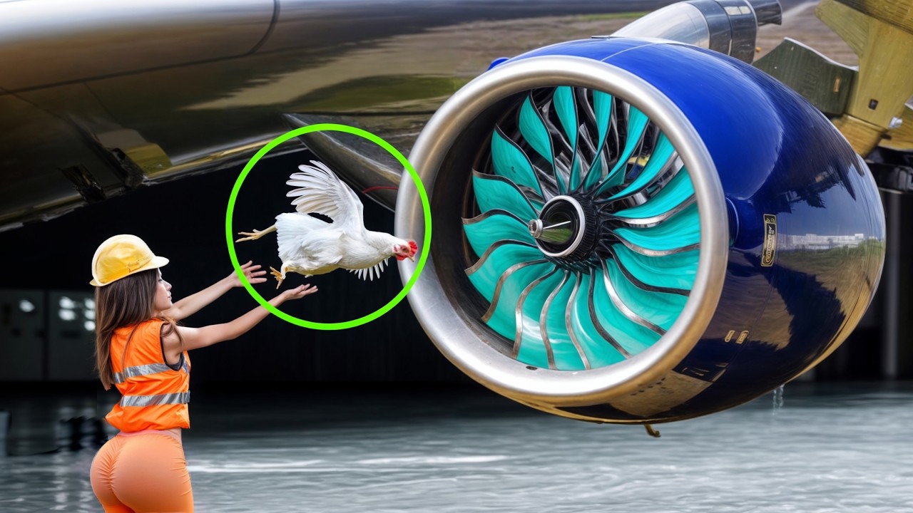 Bird Strike Test: How Aircraft Engines are Tested✈️ [+ Turbojet engine Manufacturing process]
