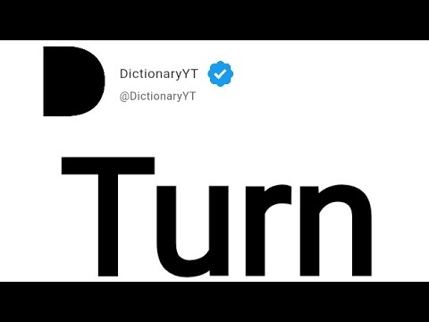 Turn Meaning in English