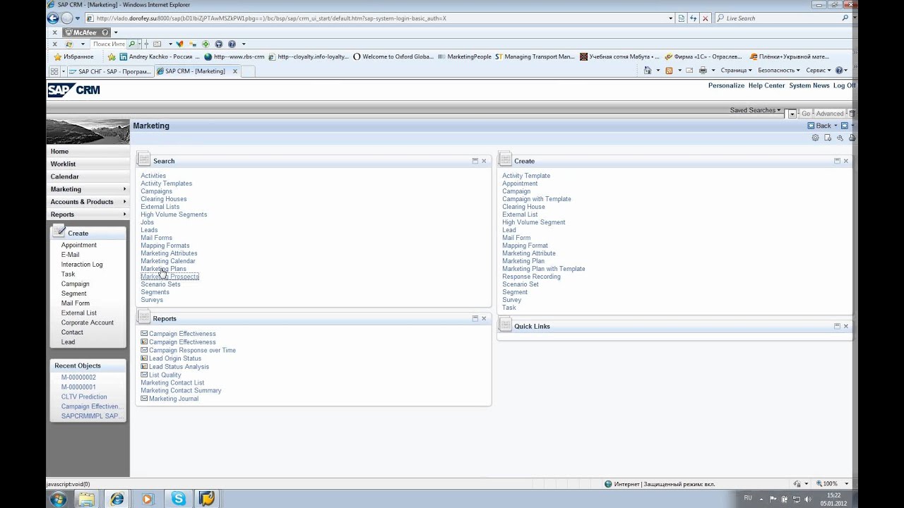 SAP CRM Web UI Client.avi