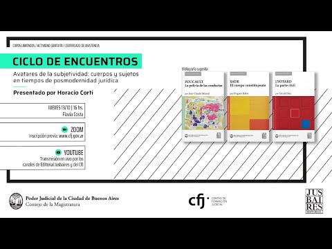 Avatares de la subjetividad: cuerpos y sujetos en tiempos de posmodernidad jurídica