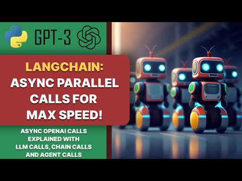 Langchain Async explained. Make multiple OpenAI chatgpt API calls at the same time.