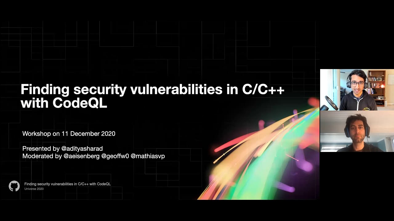 Security: Workshop 2 - Finding security vulnerabilities in C/C++ with CodeQL