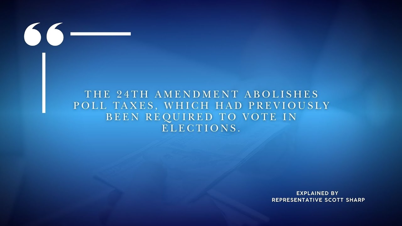 U.S. Constitutional Amendments - AMENDMENT 24