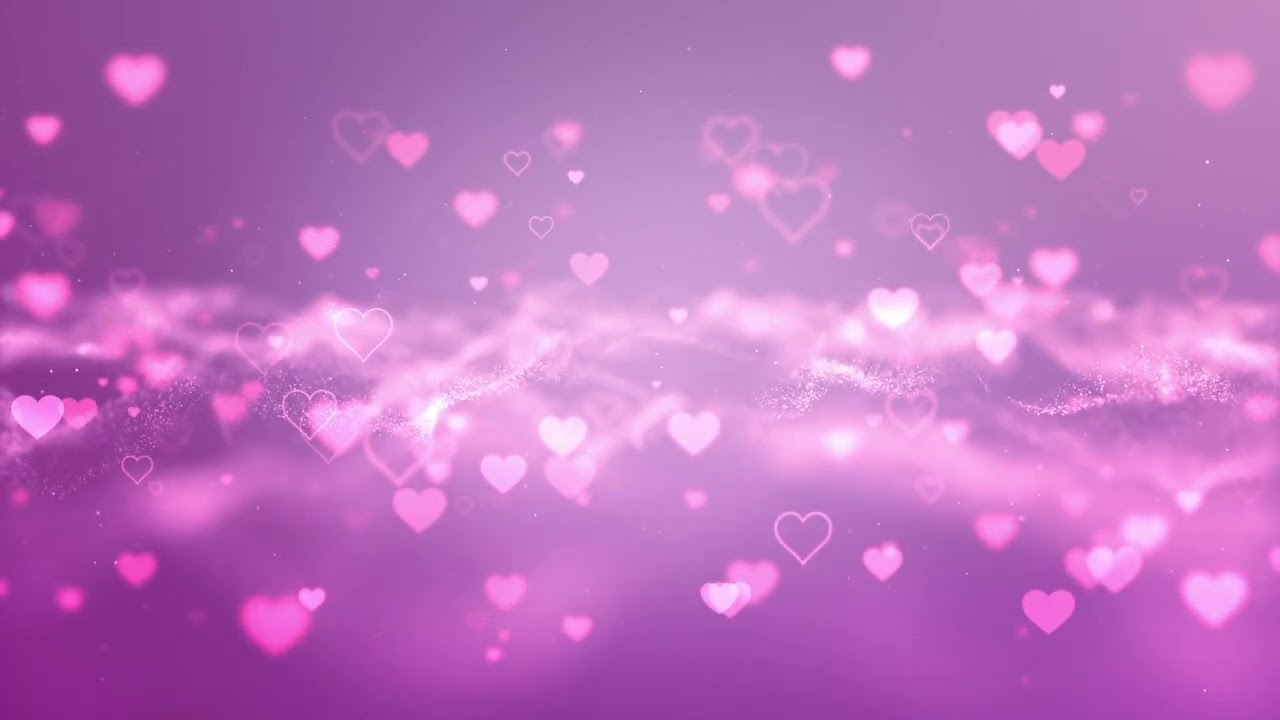 Free Stock Background - Beautiful soft pink love heart abstract wave background