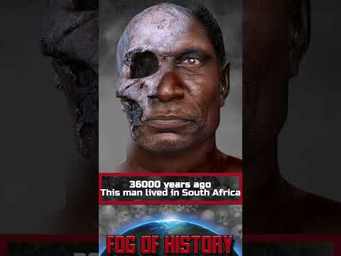 36000 years ago, this man lived in South Africa.. | FOG OF HISTORY