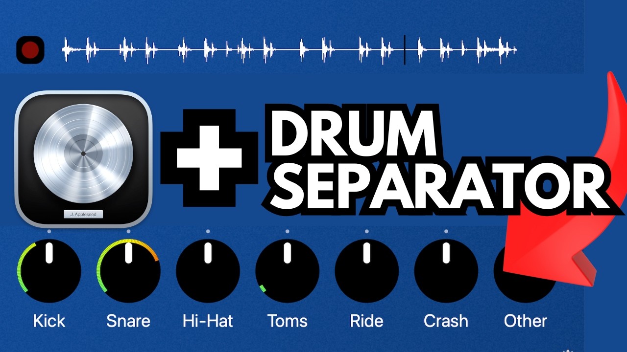Logic Pro Stem Splitter + ReStem Drum Separation - Isolate Drum Tracks - Tutorial