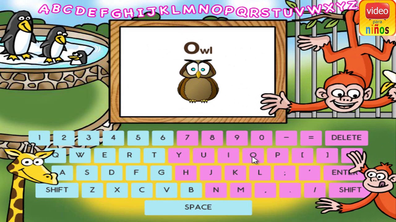 Keyboarding for kids - Game Play