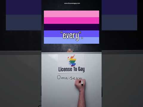 Breaking down the meaning of Omnisexual in 30 seconds! #omnisexual #pansexual #bisexual