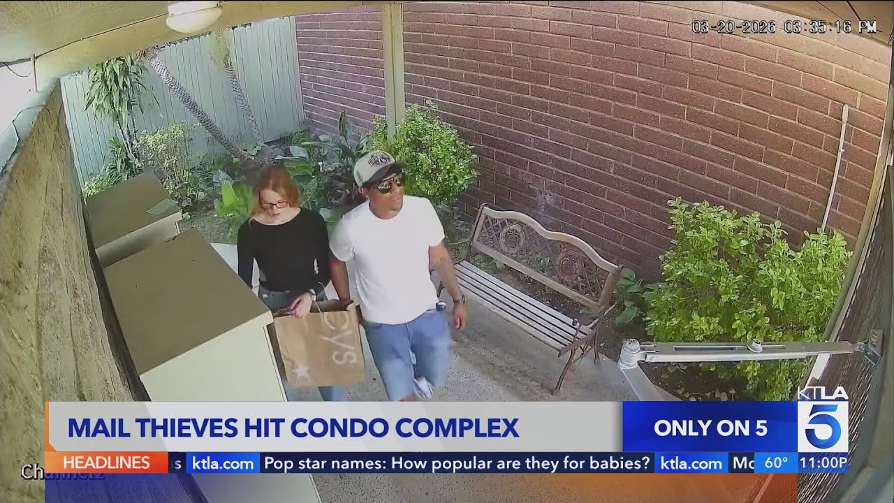 Mail thieves hit Downey condo complex