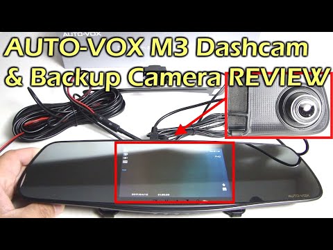 AUTO-VOX M3 Front & Rear Camera Dashcam REVIEW