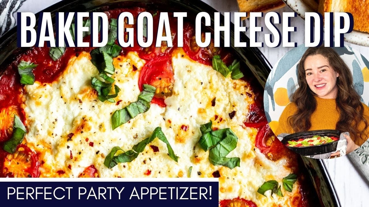 Baked Goat Cheese Dip with Marinara Sauce Recipe