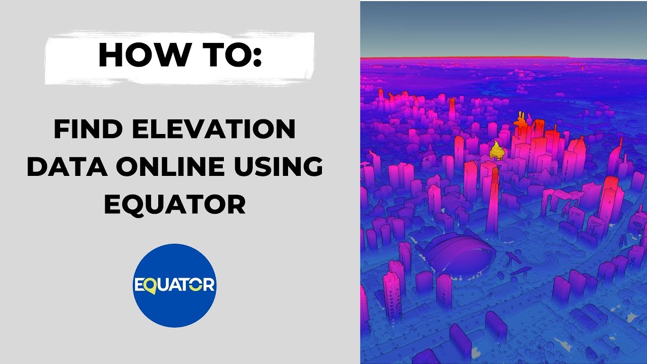 Equator 101: How to find elevation data online (US)