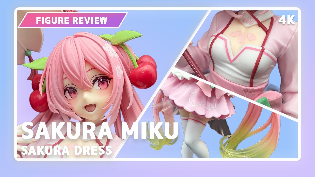 Sakura Miku AMP+ Figure Review – Sakura Dress Version | Hatsune Miku Prize Figure by Taito
