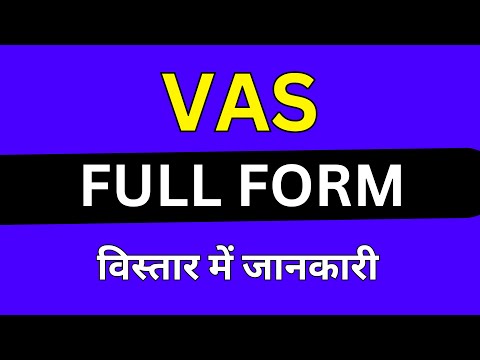 VAS full form in Medical