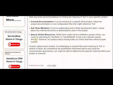 What is the full form of tsd in Mule316