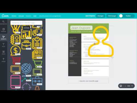 Créer un CV avec Canva