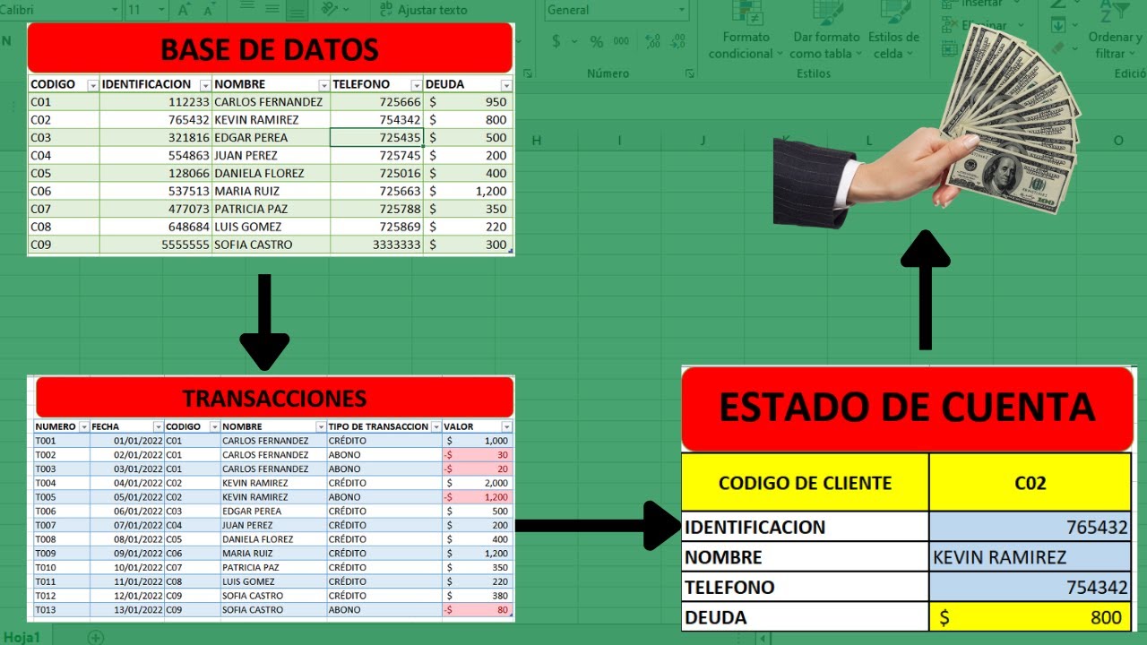 🤑 COMO HACER UN ESTADO DE CUENTA DE CLIENTES EN EXCEL