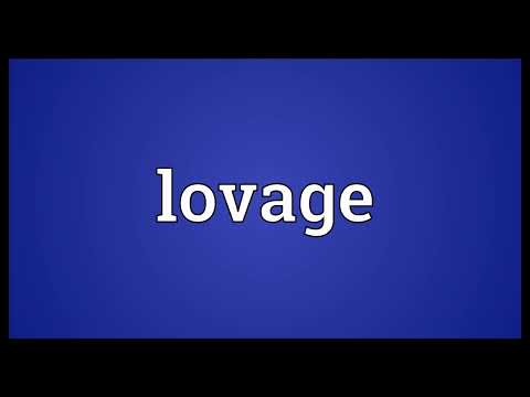 Lovage Meaning
