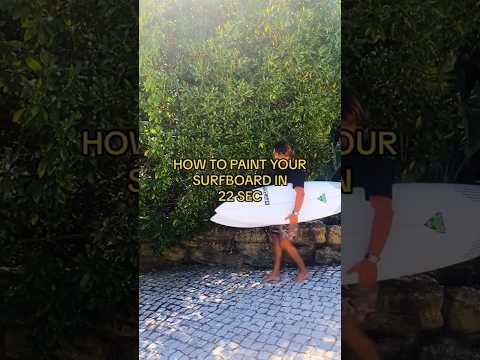 This is how I paint my board to look like this. Look insane 😱 #surfing #surf #paintboard