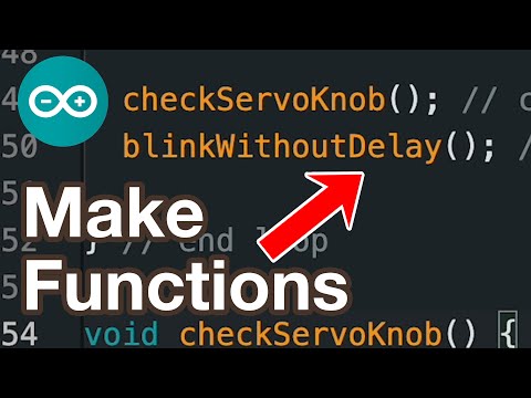 How to Put Arduino Code into a Function