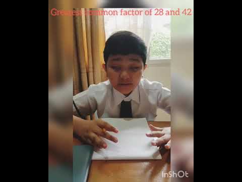 Greatest Common Factor of 28 and 42