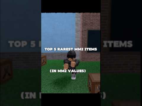 Top 5 rarest MM2 Items in values #roblox #mm2