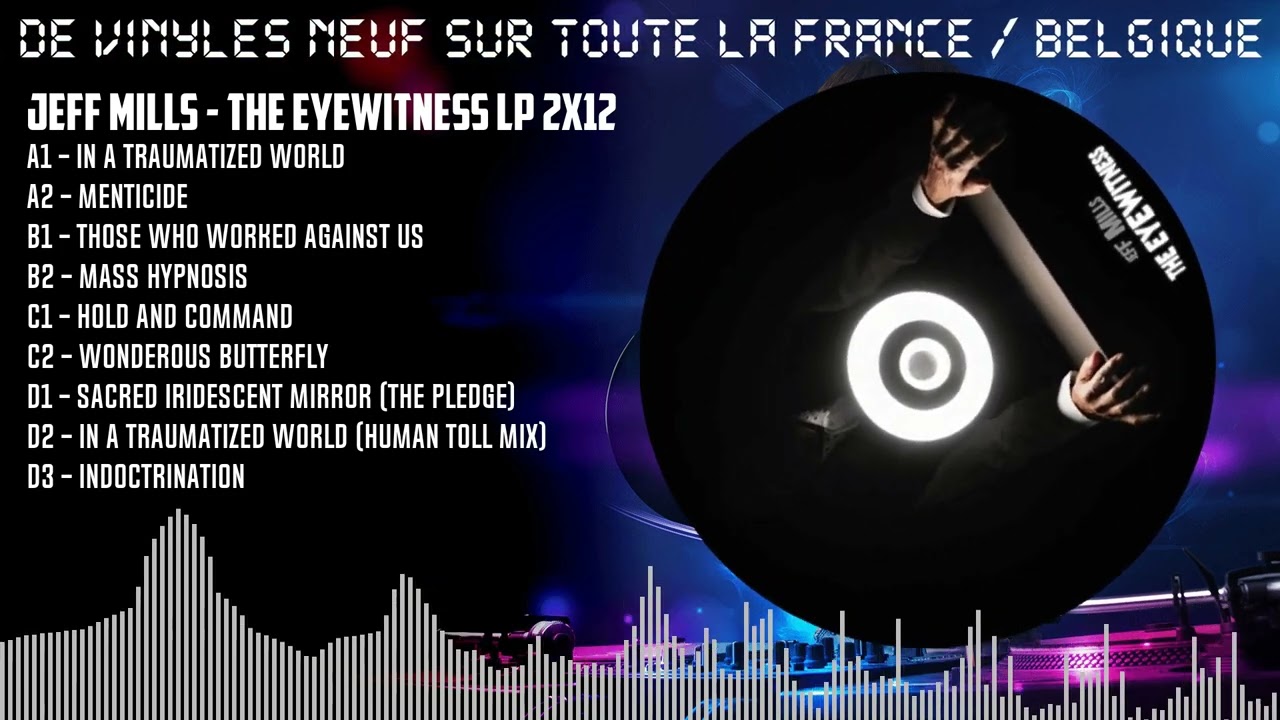 JEFF MILLS - THE EYEWITNESS LP 2x12 [BLACK] (AX117)