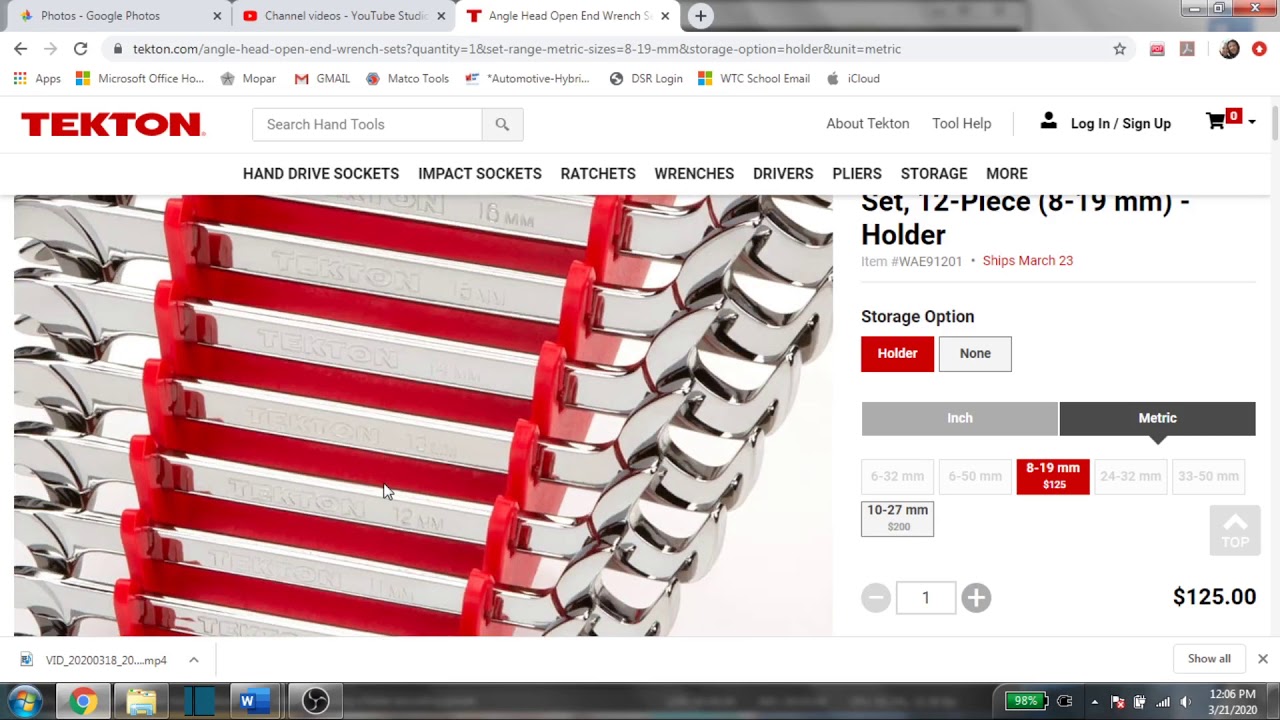 All of the Tekton Wrenches Made in USA and Others