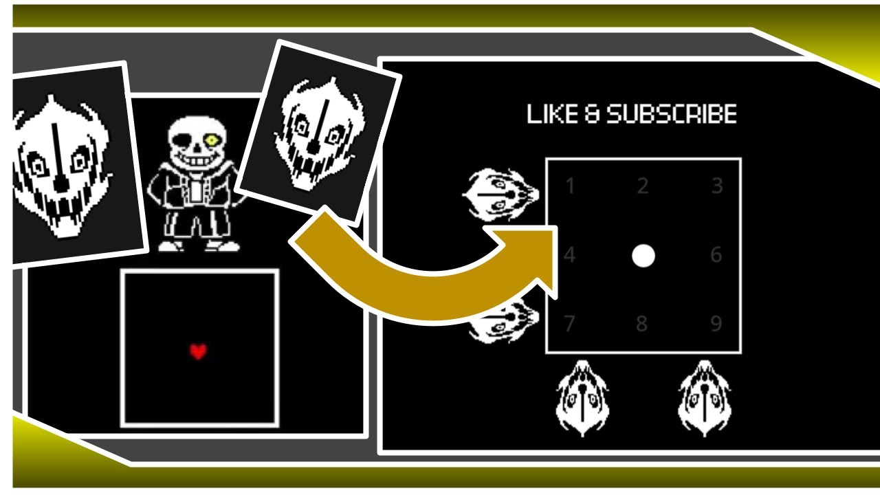 VIDEO game #2 [YOUTUBE GAME] - INTERACTIVE VIDEO (Sans-Inspired Undertale-Themed Fight!)