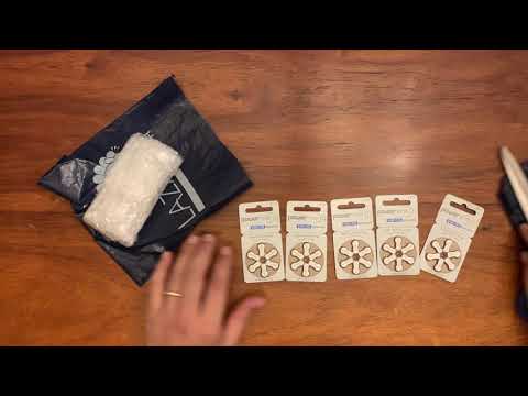 Unboxing of PowerOne 312 Zinc Air Hearing Aid Batteries from Bateryaph