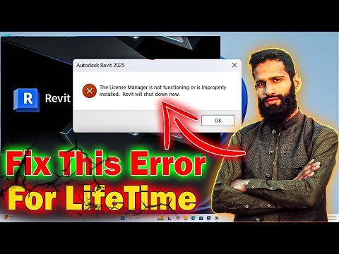 The License Manager is Not Functioning or Is improperly Installed Error in Autodesk Revit