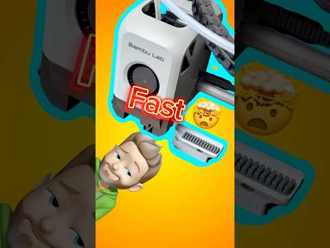 The Bambu Lab P1S IS FAST! This Thing Can Move! Nozzle wiper Mod Update #bambulab