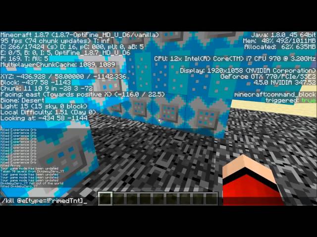 "One Command Creation" More Bows Minecraft Map