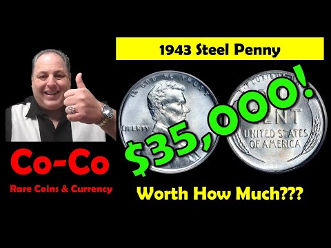 Coins Worth Money - The 1943 Steel Cent - Worth up to $35,000!