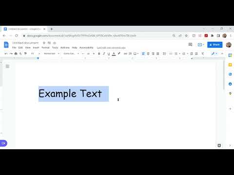 Creating a New Default Text Style in Docs