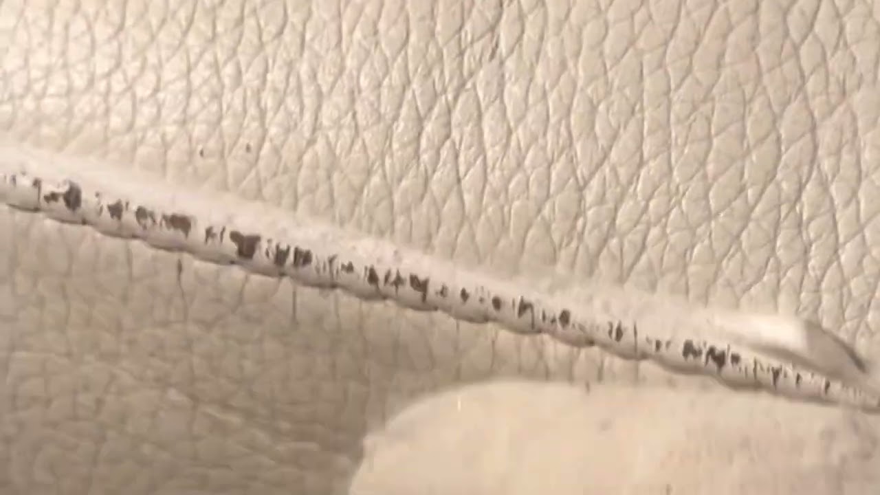 Rejuvenating and repairing our white leather sofa for under £100