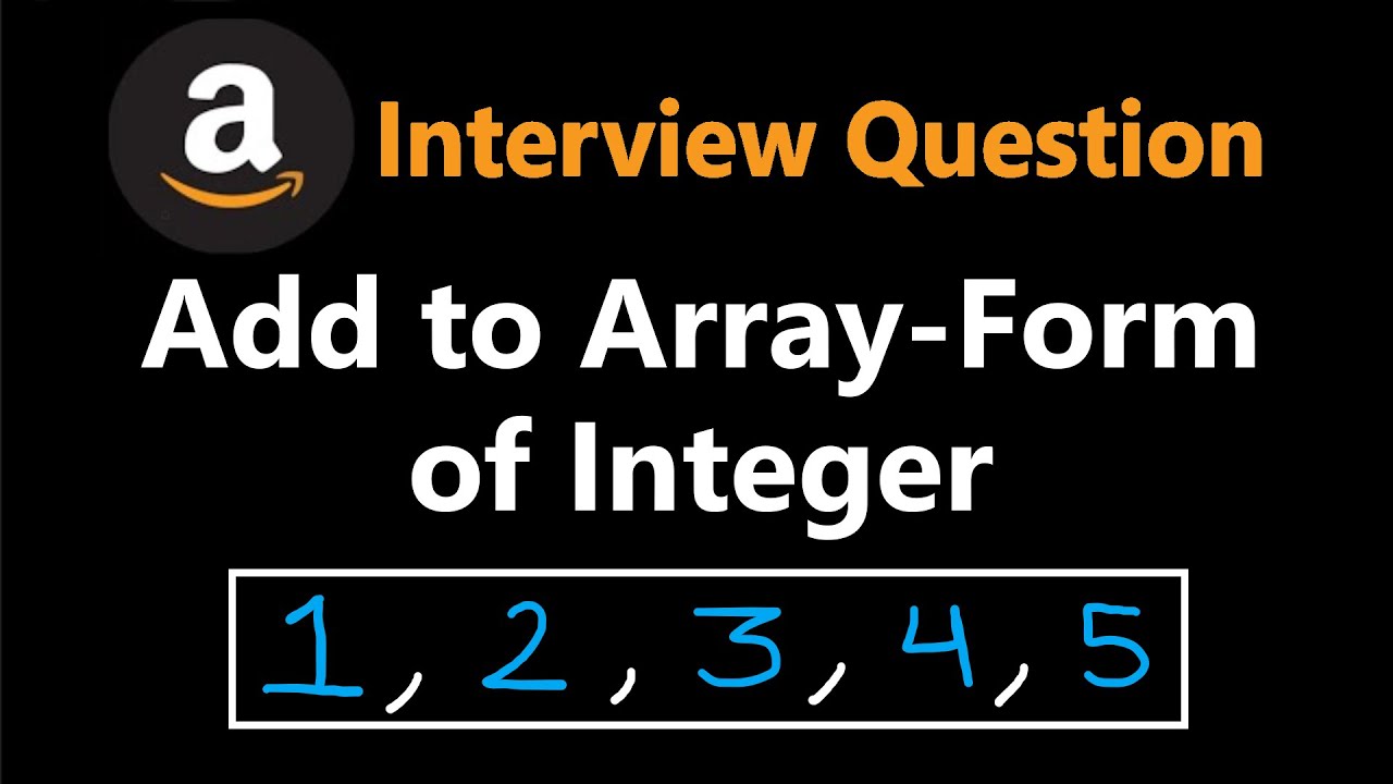 Add to Array-Form of Integer - Leetcode 989 - Python