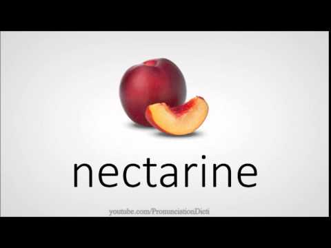 How to pronounce nectarine