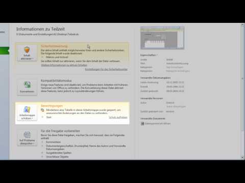 Excel 2010 - Dateien mit geschützter Ansicht öffnen