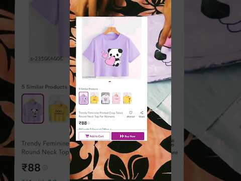 Meesho😱😲₹88price girls t-shirt#youtube #short videos