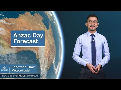 Anzac Day Forecast, April 2018