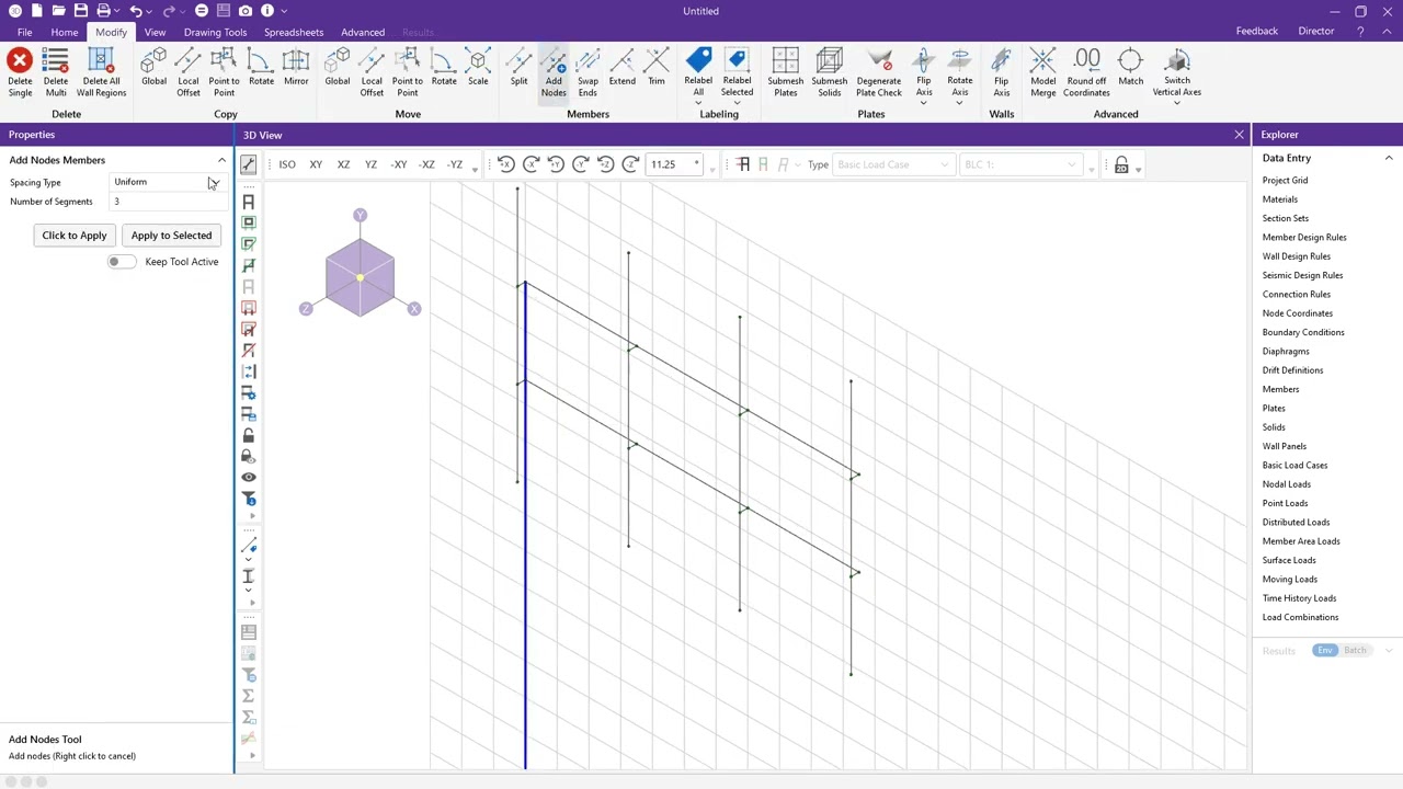 Basics of Model Creation in RISA-3D for Telecom Structures