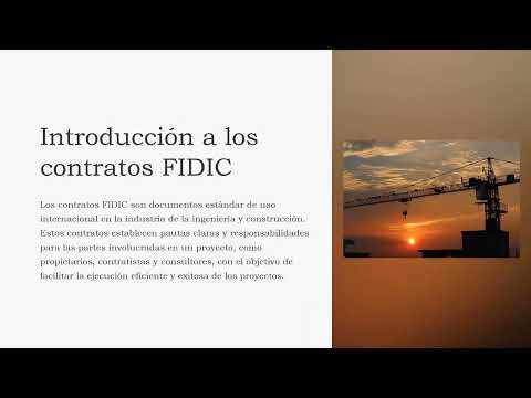 Introducci贸n a los contratos FIDIC